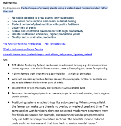 Ag Science Project Booklet + Technology Research – Mr. Ag