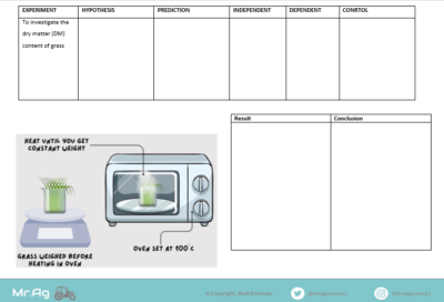 Ag Experiment Booklet + Worksheet – Mr. Ag