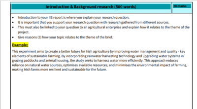 Ag Science Project Booklet + Feedback – Mr. Ag